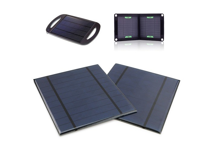 Ukuran Kecil Epoxy Resin Solar Panel / Monocrystalline Solar Module ...
